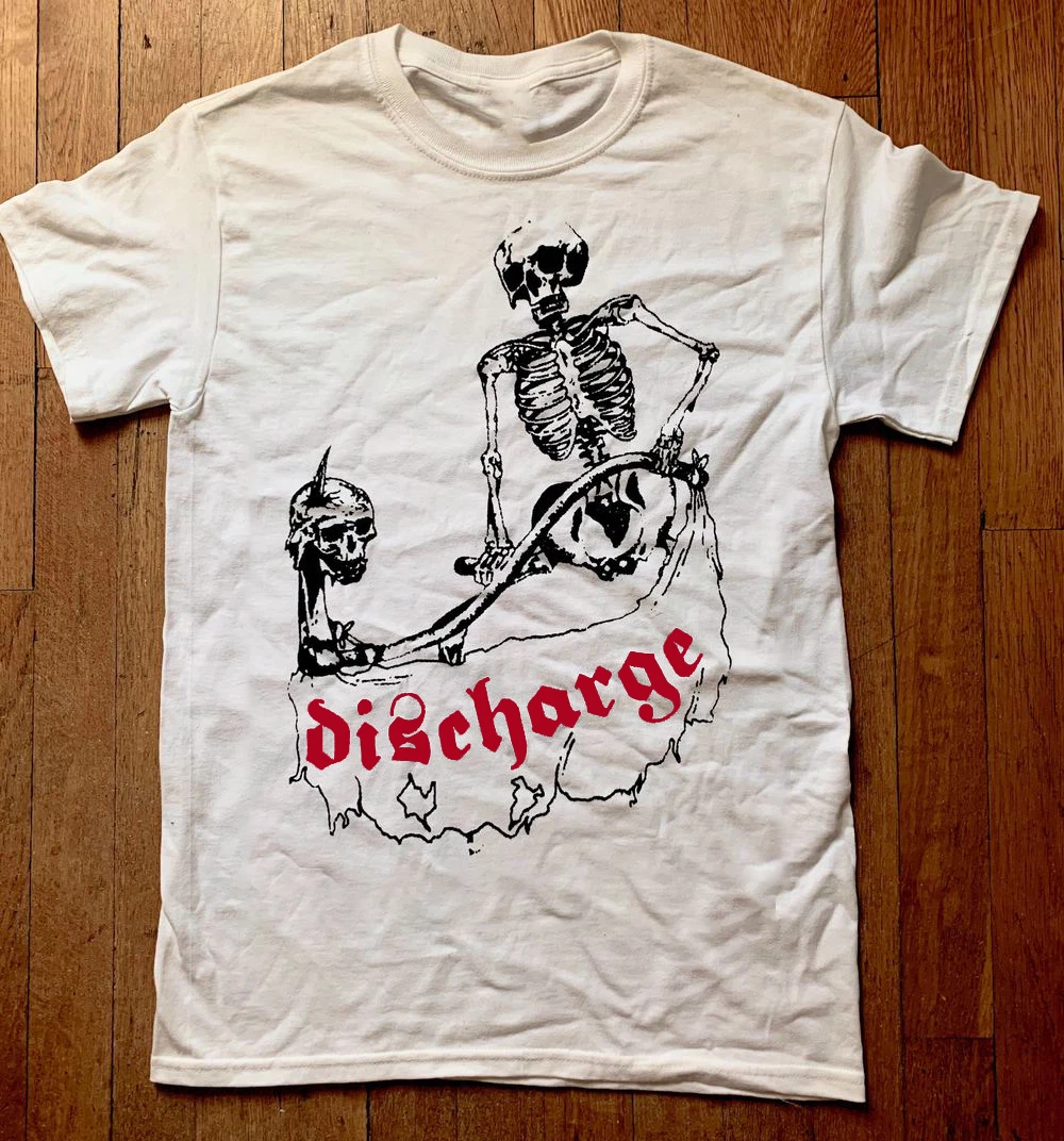 Discharge Band Noise Not Music T Shirt Cotton White All Size For Men ...