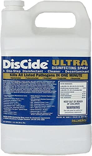 Discide Ultra Disinfectant Cleaner - 1 Gallon - Case of 4 - Walmart.com