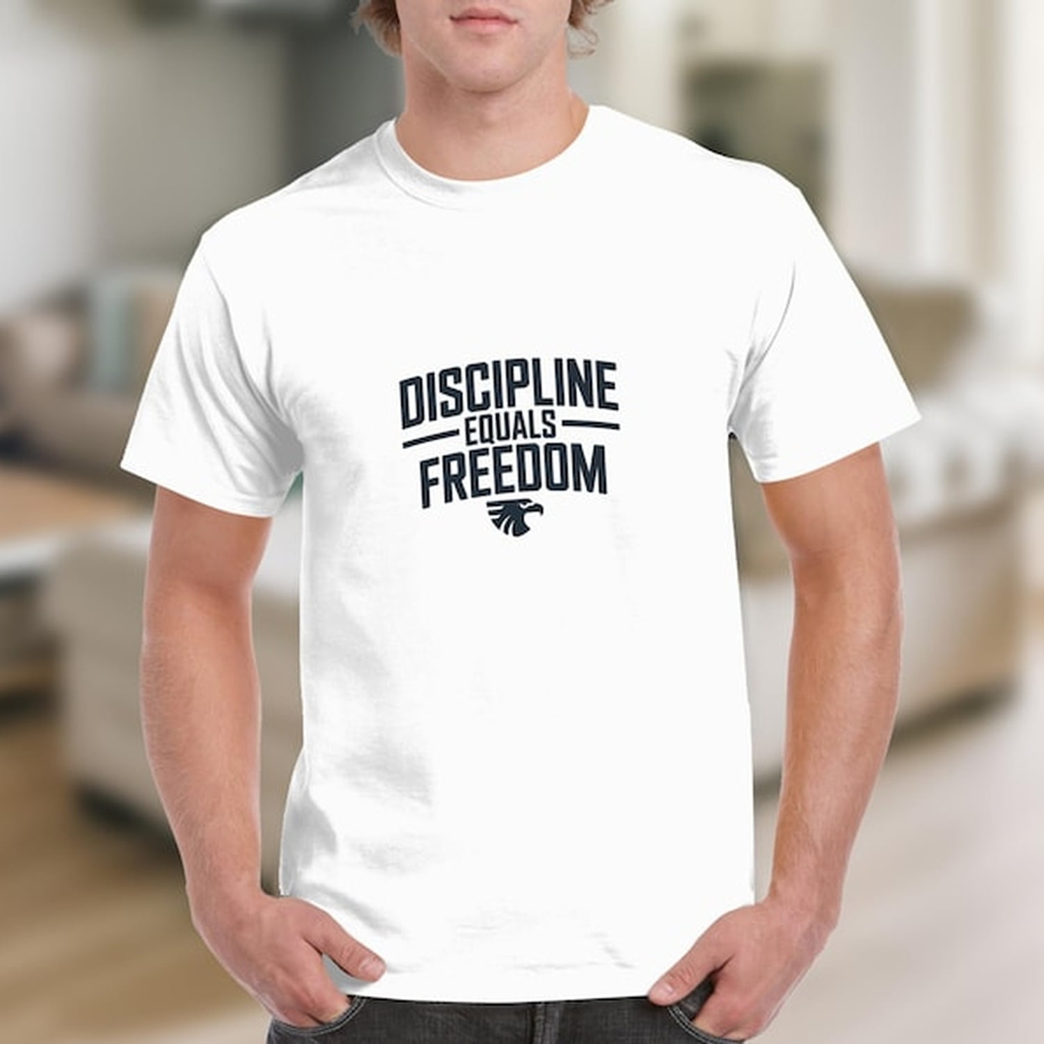 Discipline Equals Freedom T-S1Hirt, Eagle Graphic, Motivational T1EE ...