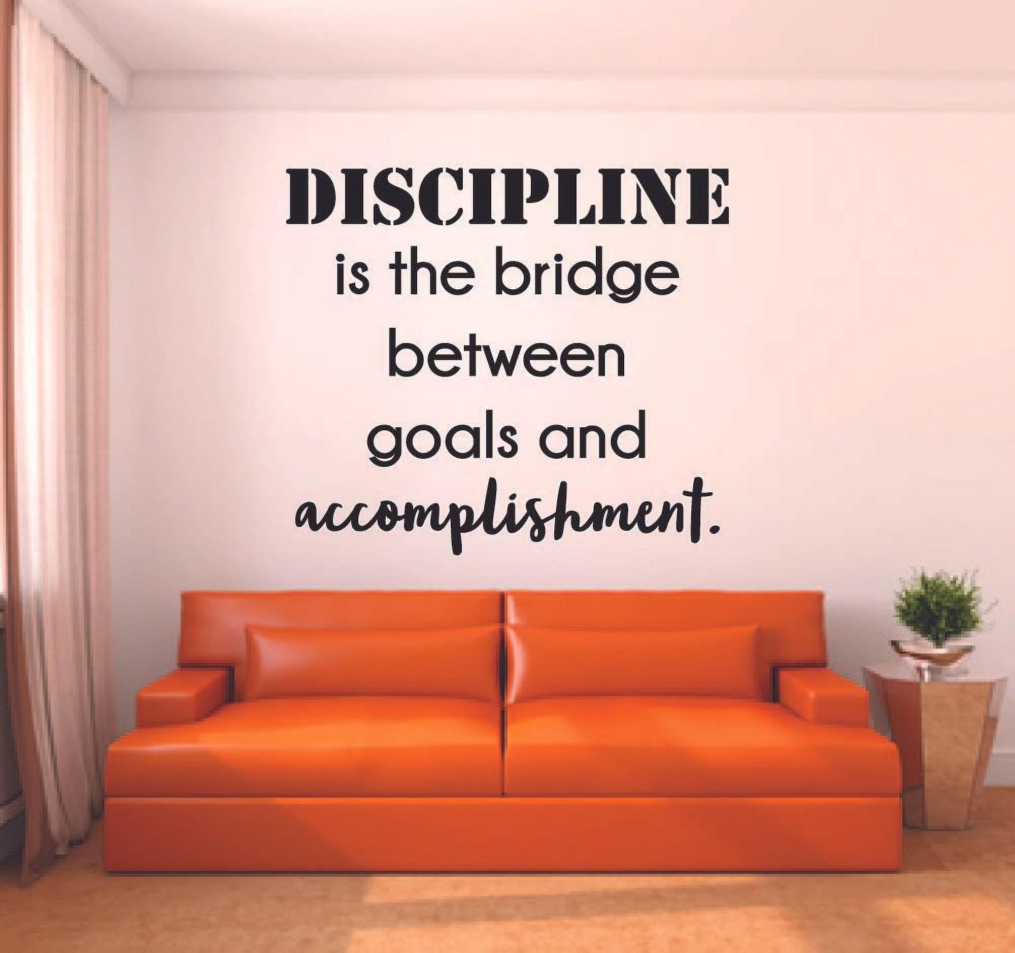 Discipline Goals Accomplishment Quote Positive Life Motivation ...
