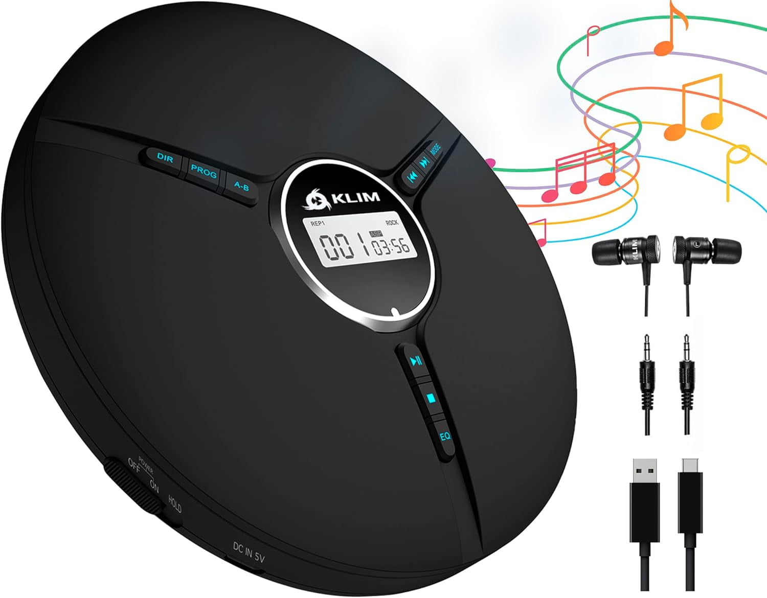 Discman Portable CD Player with Headphones, Built-in Battery - New - CD ...