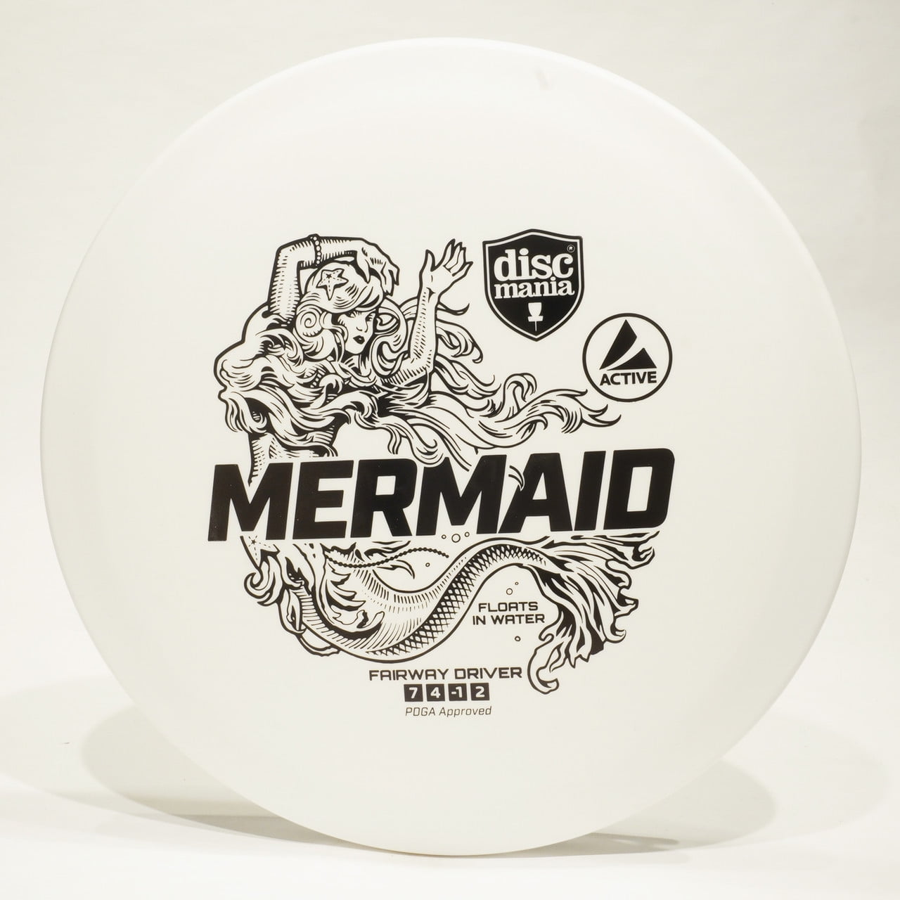 Discmania Active Mermaid Disc Golf Fairway Driver - Floats in Water ...