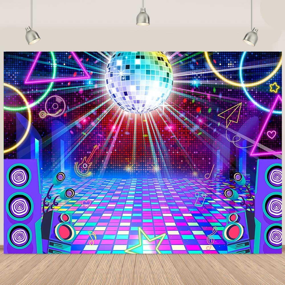 Disco Backdrop Retro 70s 80s 90s Disco Ball Stage Background 8x6ft ...