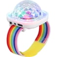 Disco Ball Light, Wearable Mini Portable LED Lamp Night Strobe Watch ...
