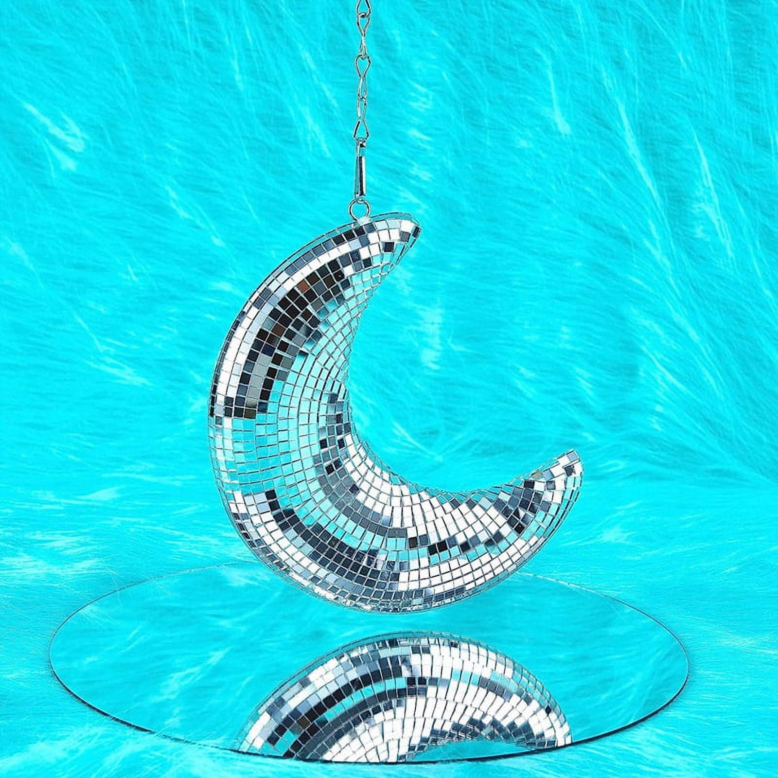 Disco Moon Shaped Disco Balls Decor for ,Room,Home,Bar,Hanging Disco ...