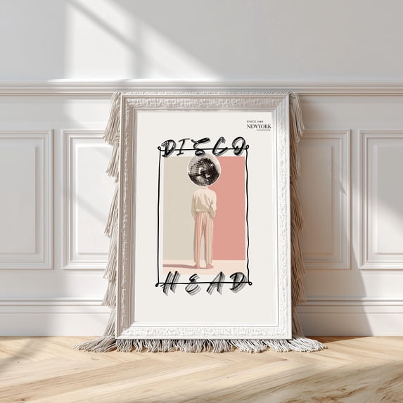 Disco Ball Poster Retro Funky 70S Music Lover Wall Art, Poster Only ...