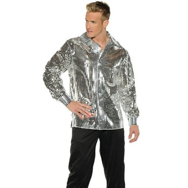 Silver Disco Jacket Adult Halloween Costume - Walmart.com