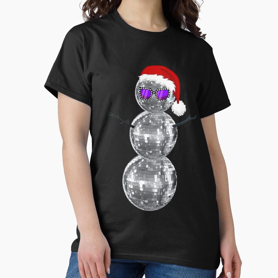 Disco Ball Snowman Dope Rad St. Nick New Year's Eve Ball Drop Holiday ...