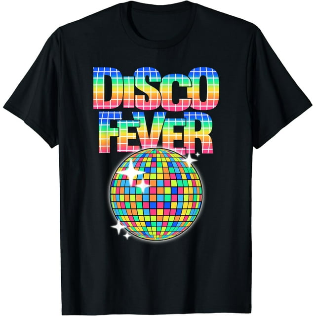 Disco Ball Themed Vintage Disco Fever Dancing T-Shirt - Walmart.com