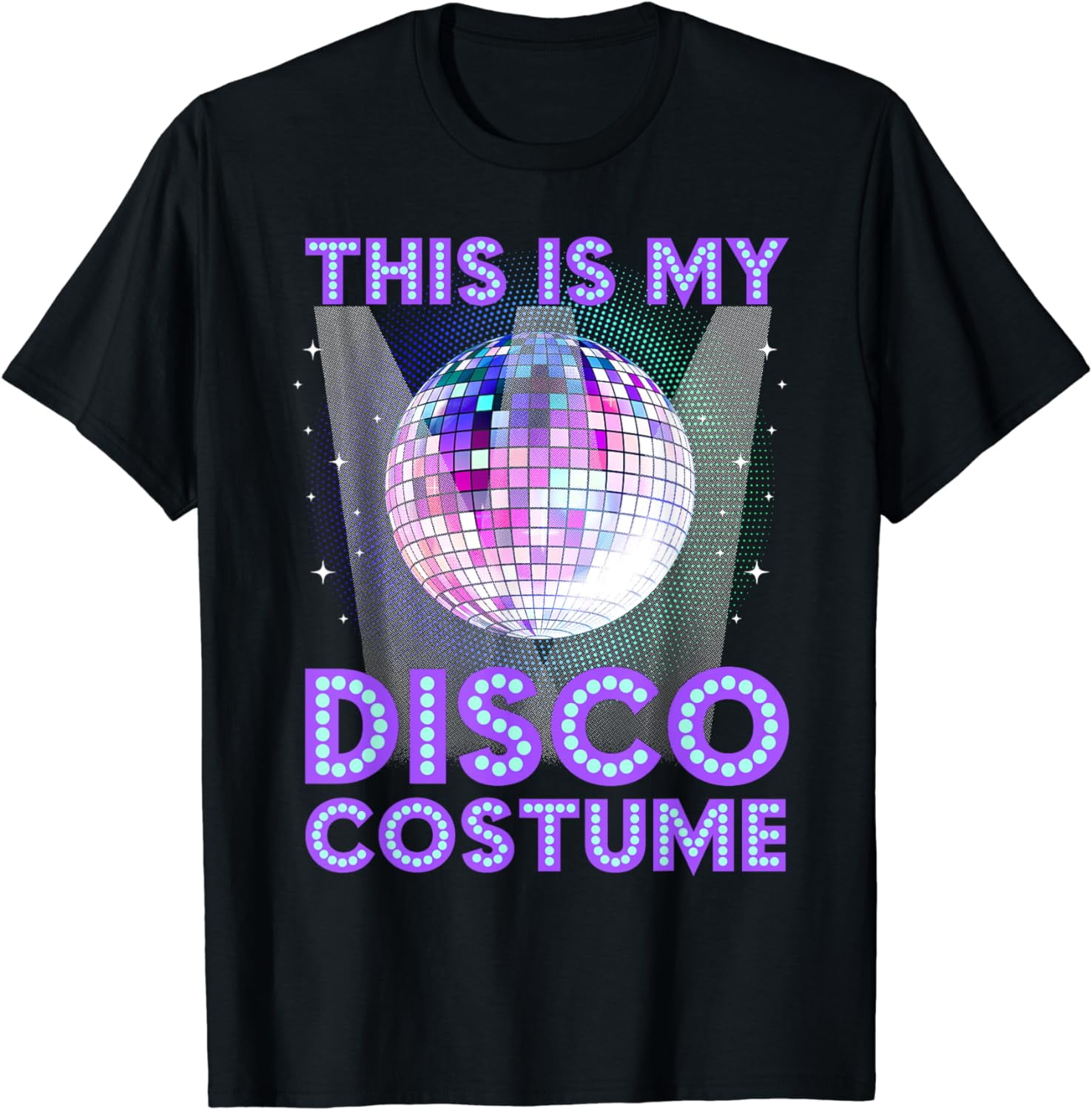 Disco Costume Art For Men Women 70s 80s Party Disco Lover T-Shirt ...