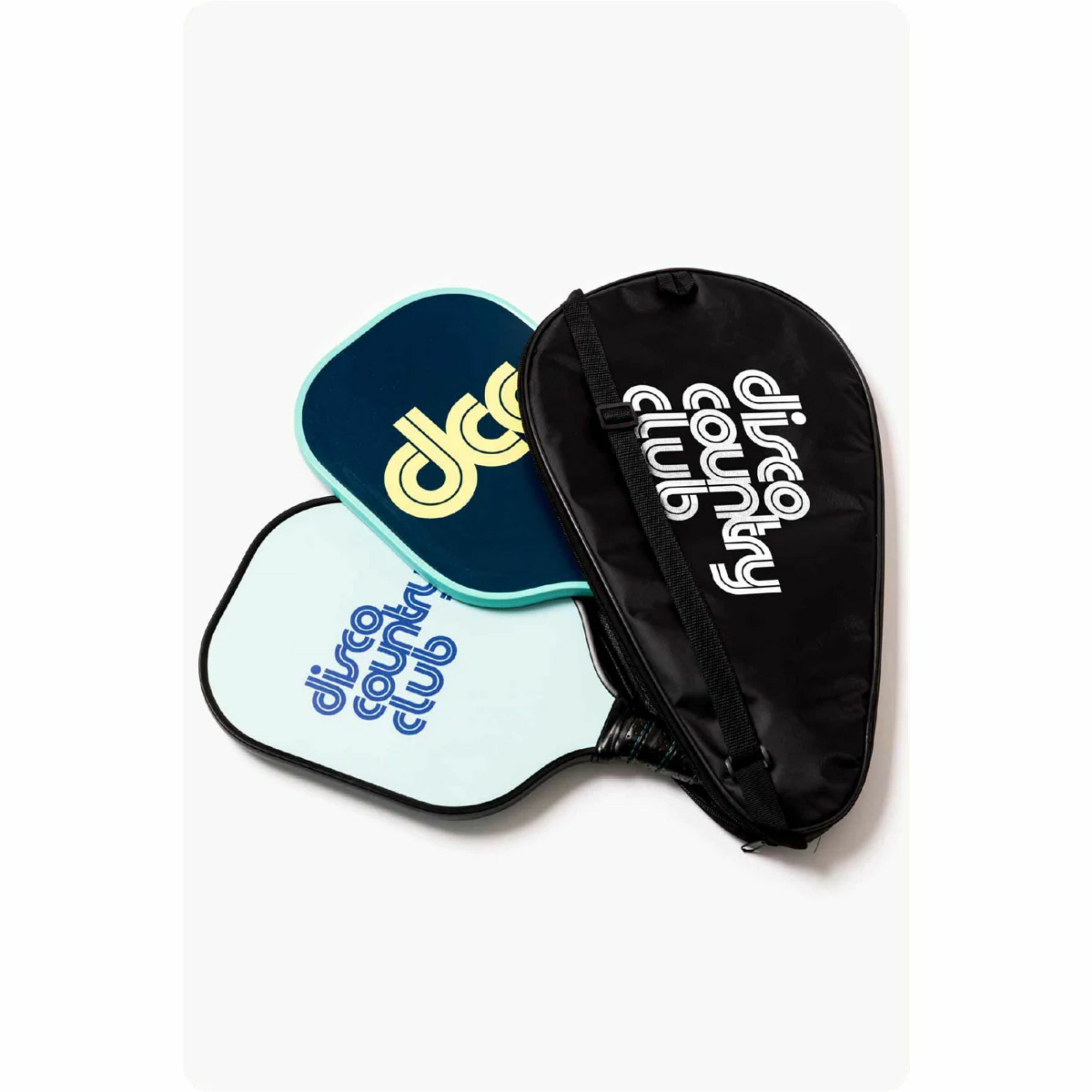 Disco Country Club Happy Hour Bundle Pickleball Set - Polymer Honeycomb ...