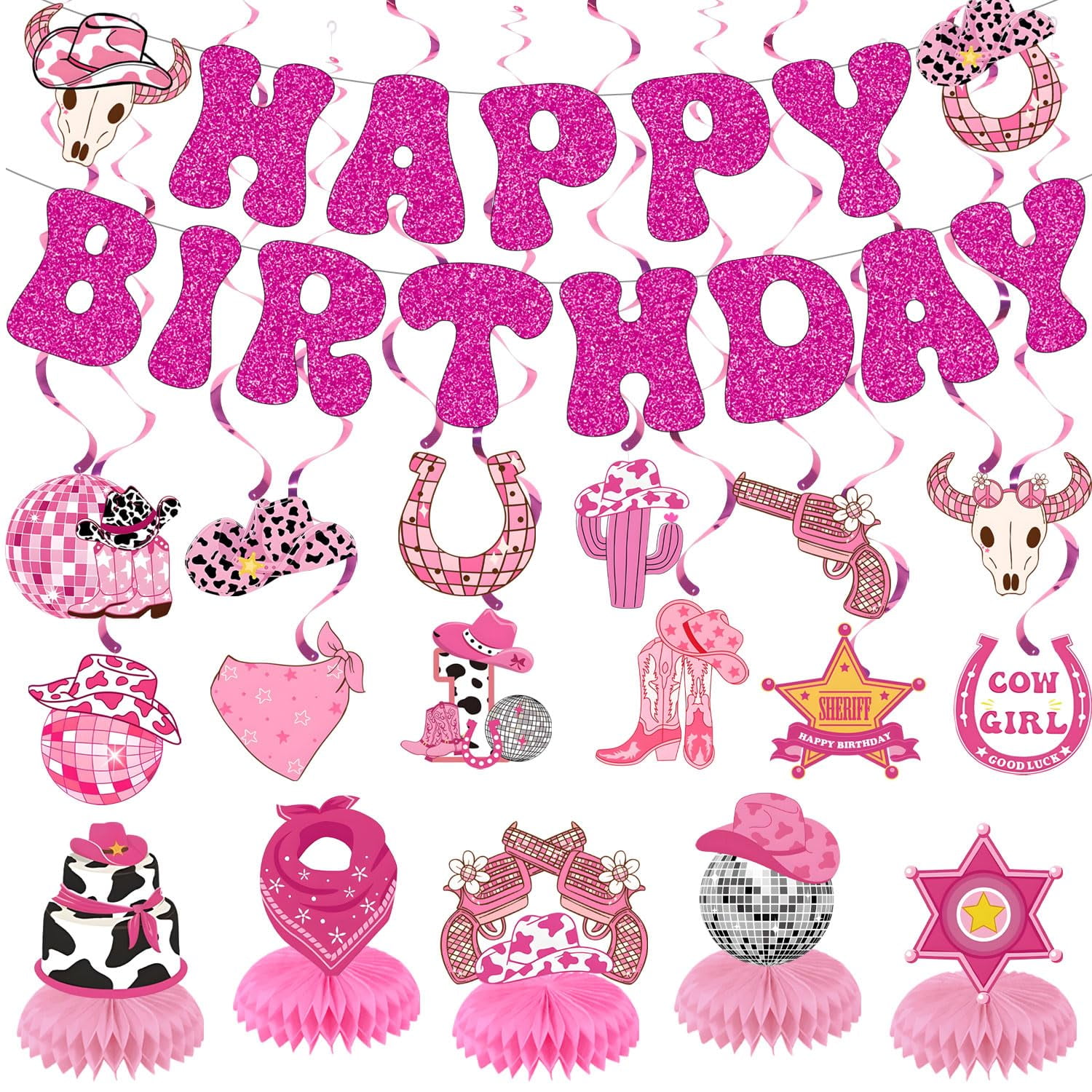 Disco Cowgirl Party Decorations MMF7 Western Cowgirl Birthday Party ...