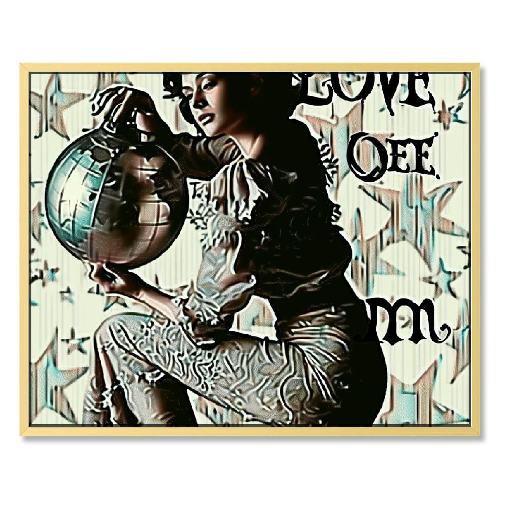 Disco Cowgirl Poster - Retro Cowgirl Print - Western Art - Howdy Art ...