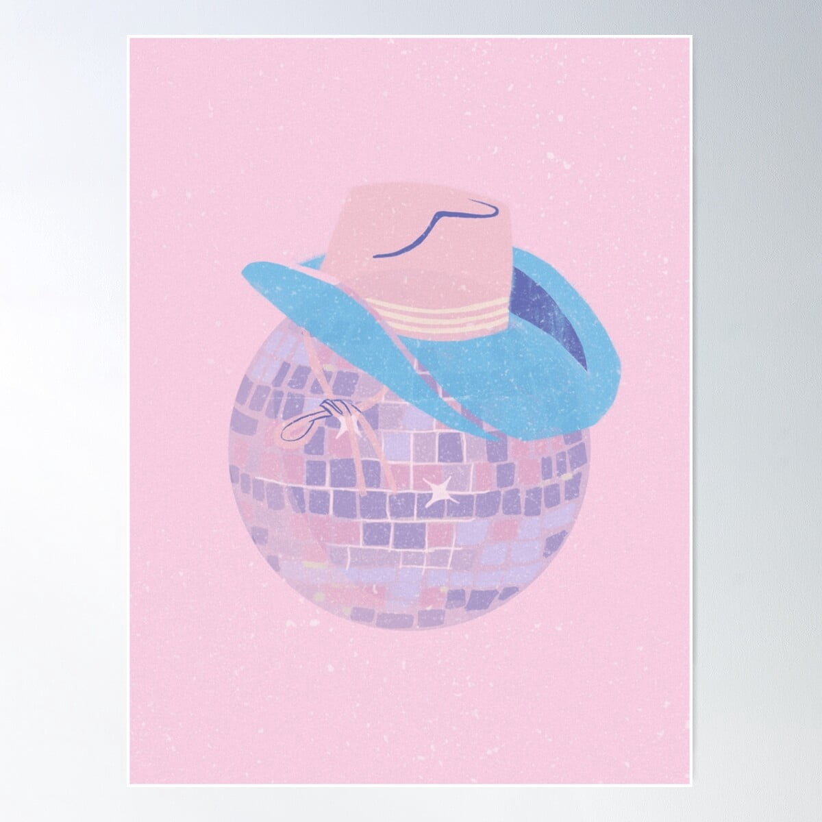 Disco Cowgirl Poster Wall Art, Modern Wall Decor For Living Room ...