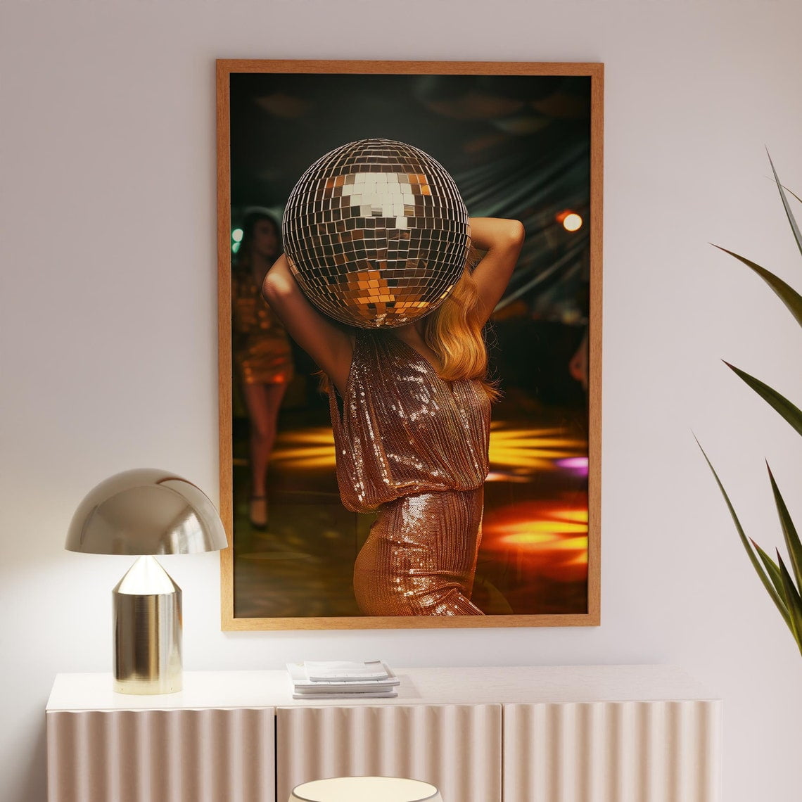 Disco Dancing 70S Party Photo Print, Retro Woman Party Poster, Vintage ...