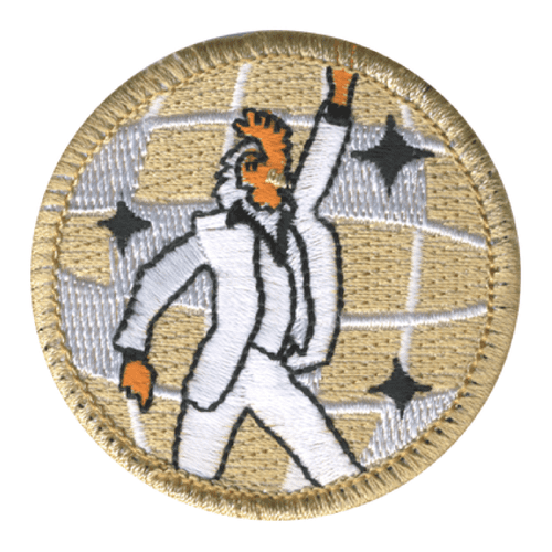 Disco Dancing Chicken Scout Patrol Patch (Sew-on) - ClassB - Walmart.com