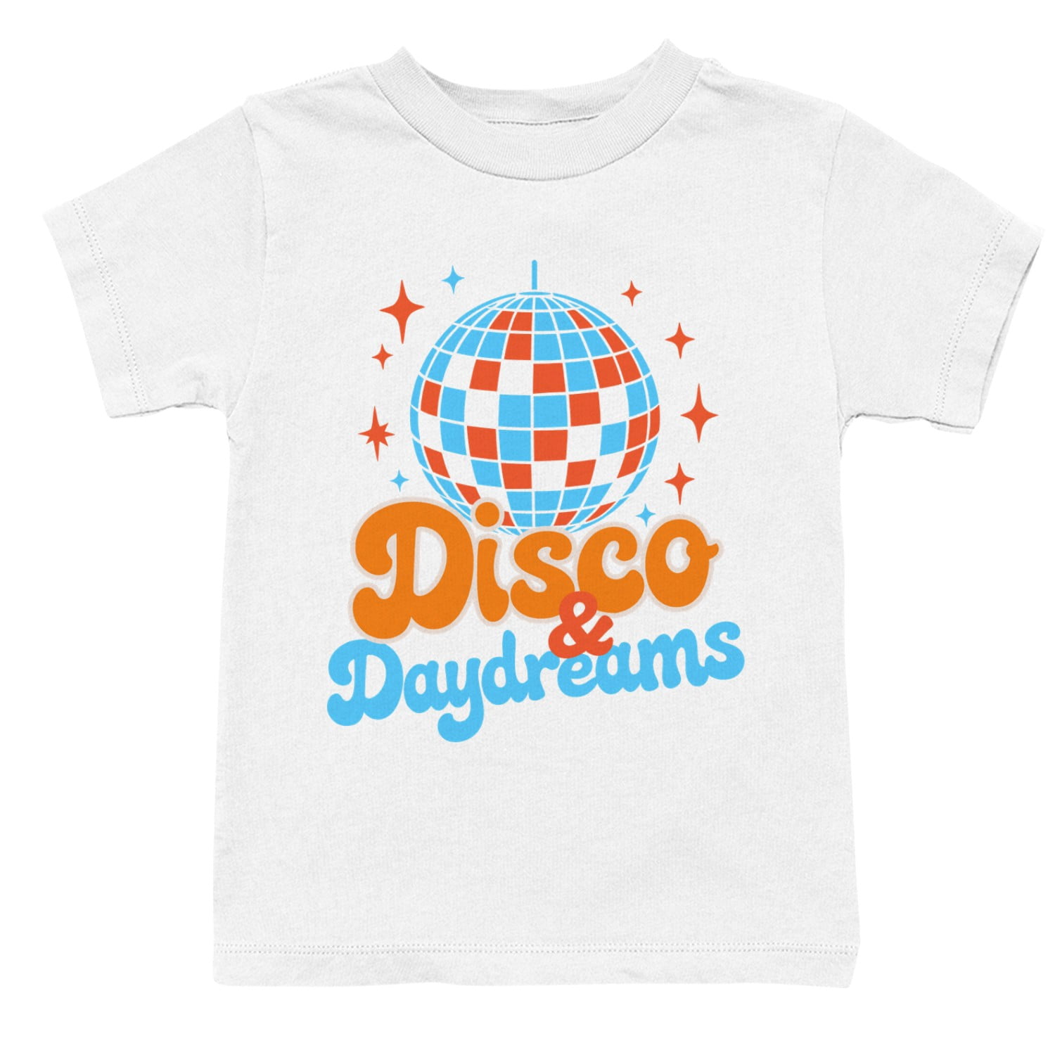 Disco Daydreams Retro Dance Youth's White T-shirt - Walmart.com