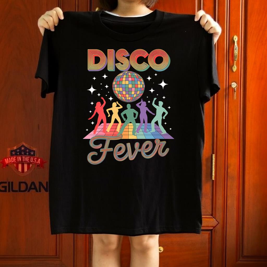 Disco Fever 70s 80s Family Party Dance Theme Vibes Fan Gift Graphic Tee ...