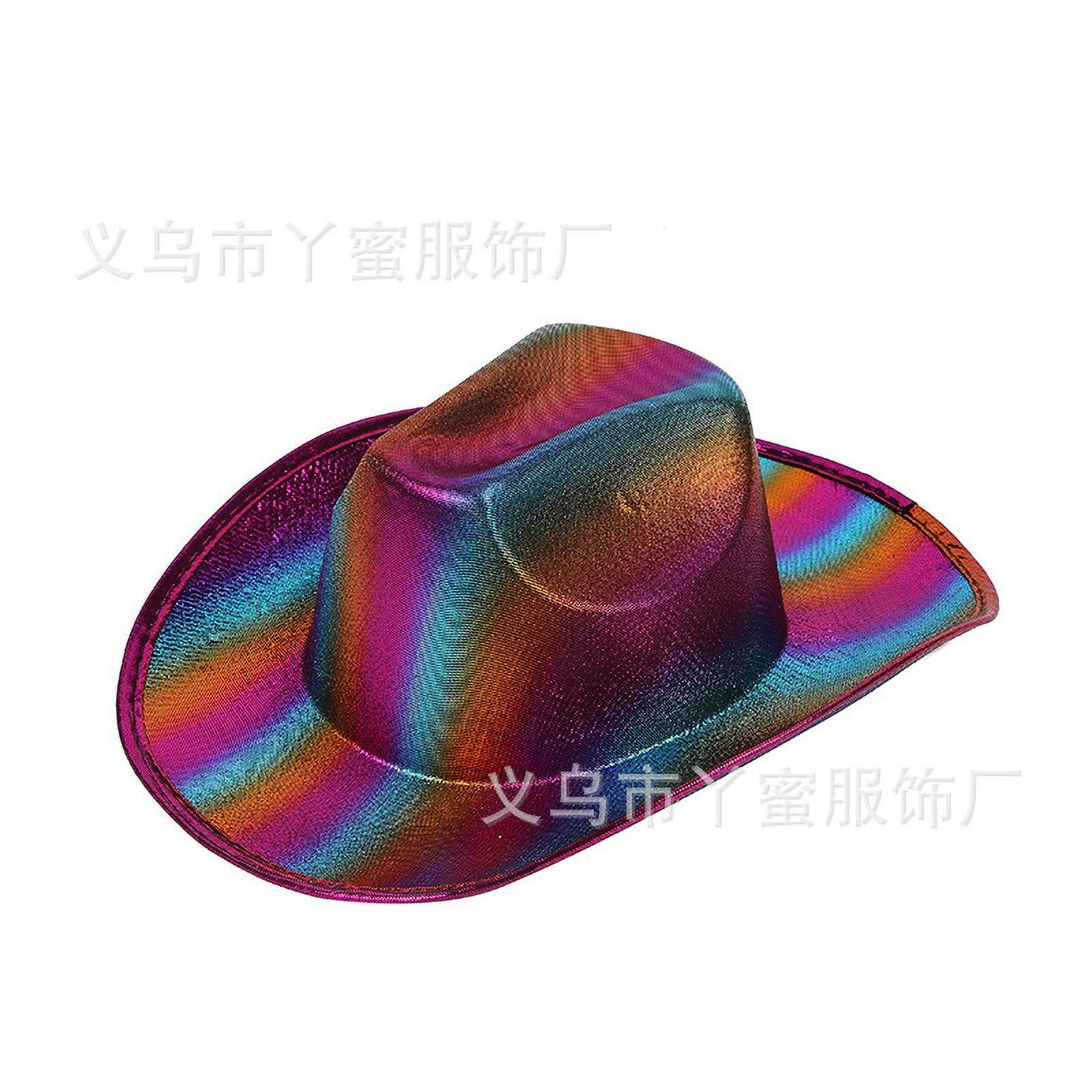Disco Hat Disco Hat Western Hat Party Hat Stage Performance Hat ...