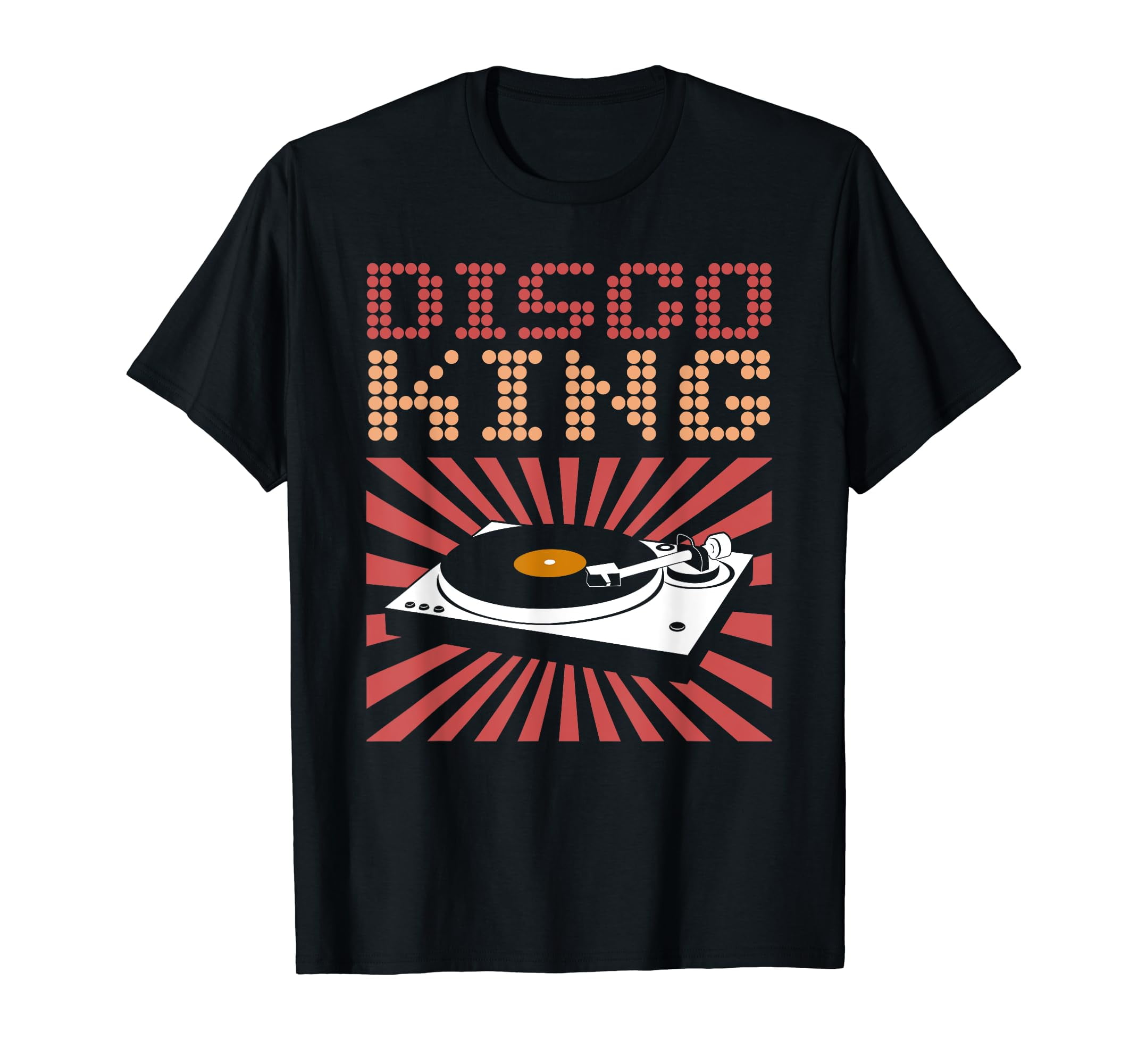 Disco King Black T-Shirt 70s Disco Themed Shirt Vintage Retro Tee ...