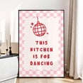 Disco Kitchen Poster Retro Home Decor, Poster Home Decor, Poster Only ...