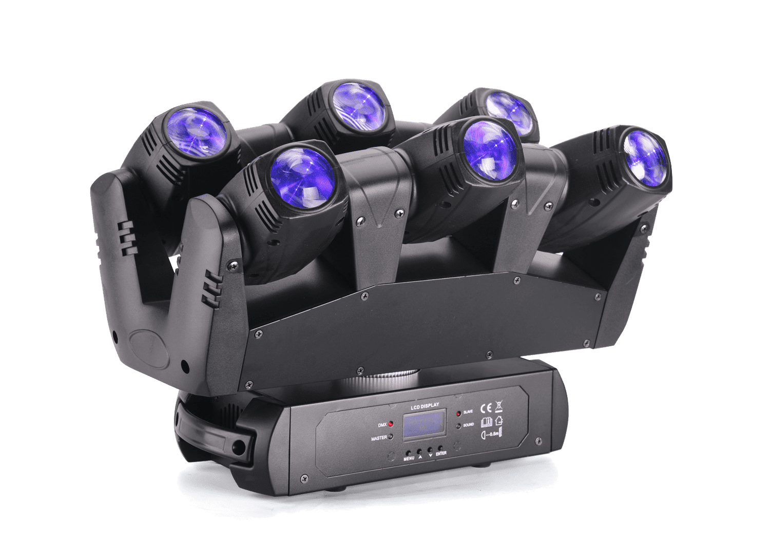 Disco Lighting Cree 6 x10w Beam Moving Head LED Stage Light For DJ ...