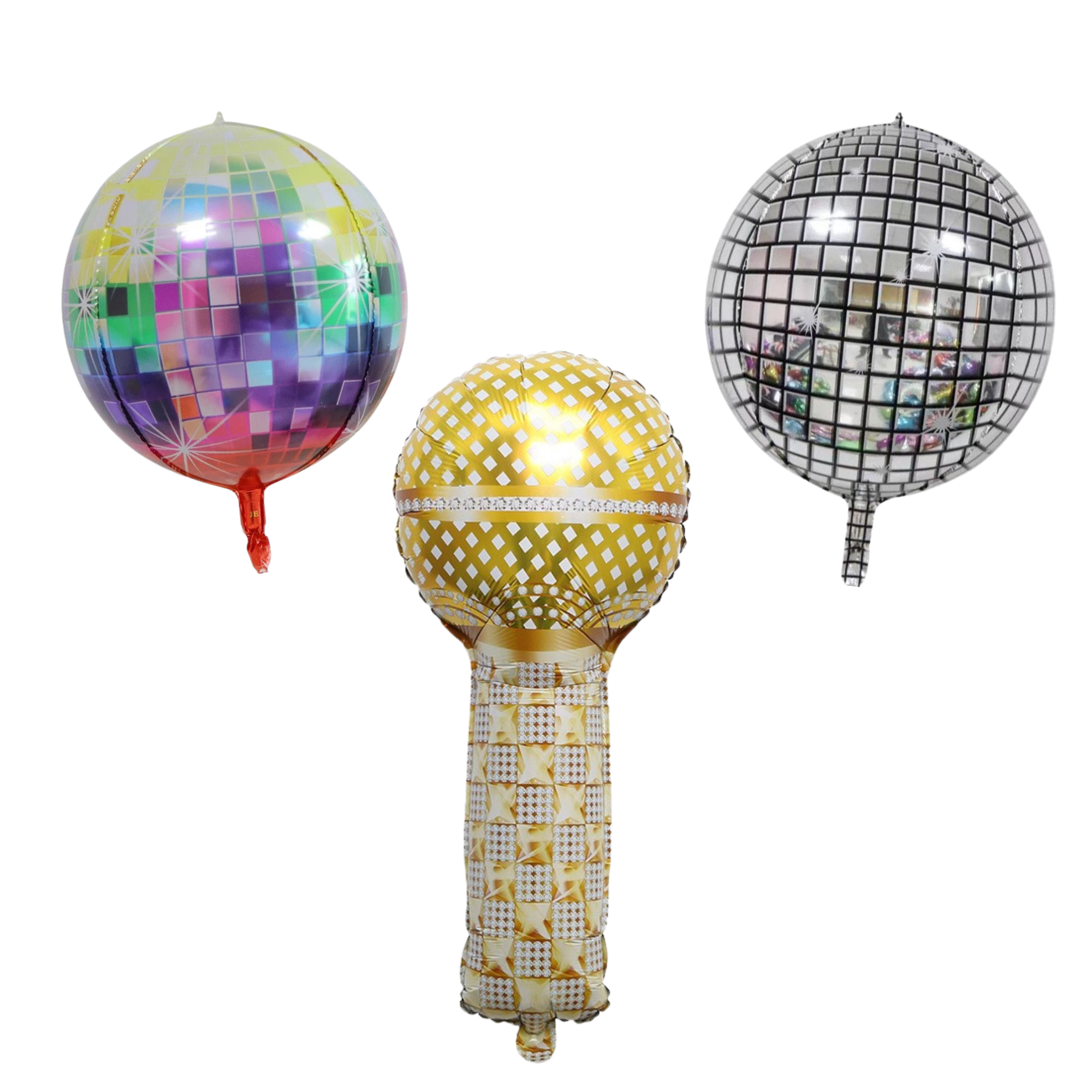 Disco Microphone & Ball Set – Party Decorations for Karaoke & Disco ...