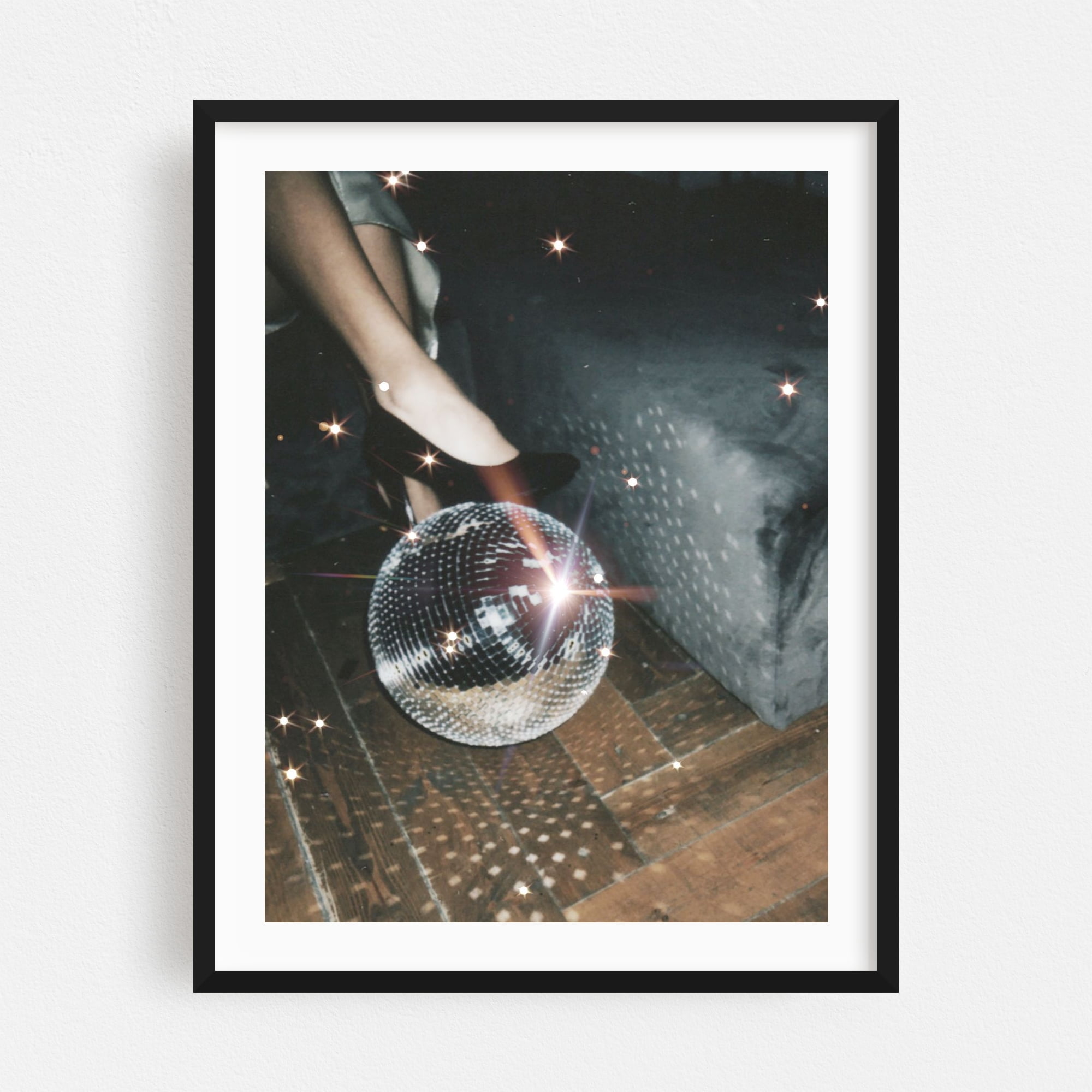 Disco Night - Photography Nightlife Fashion Retro Vintage Black Framed ...