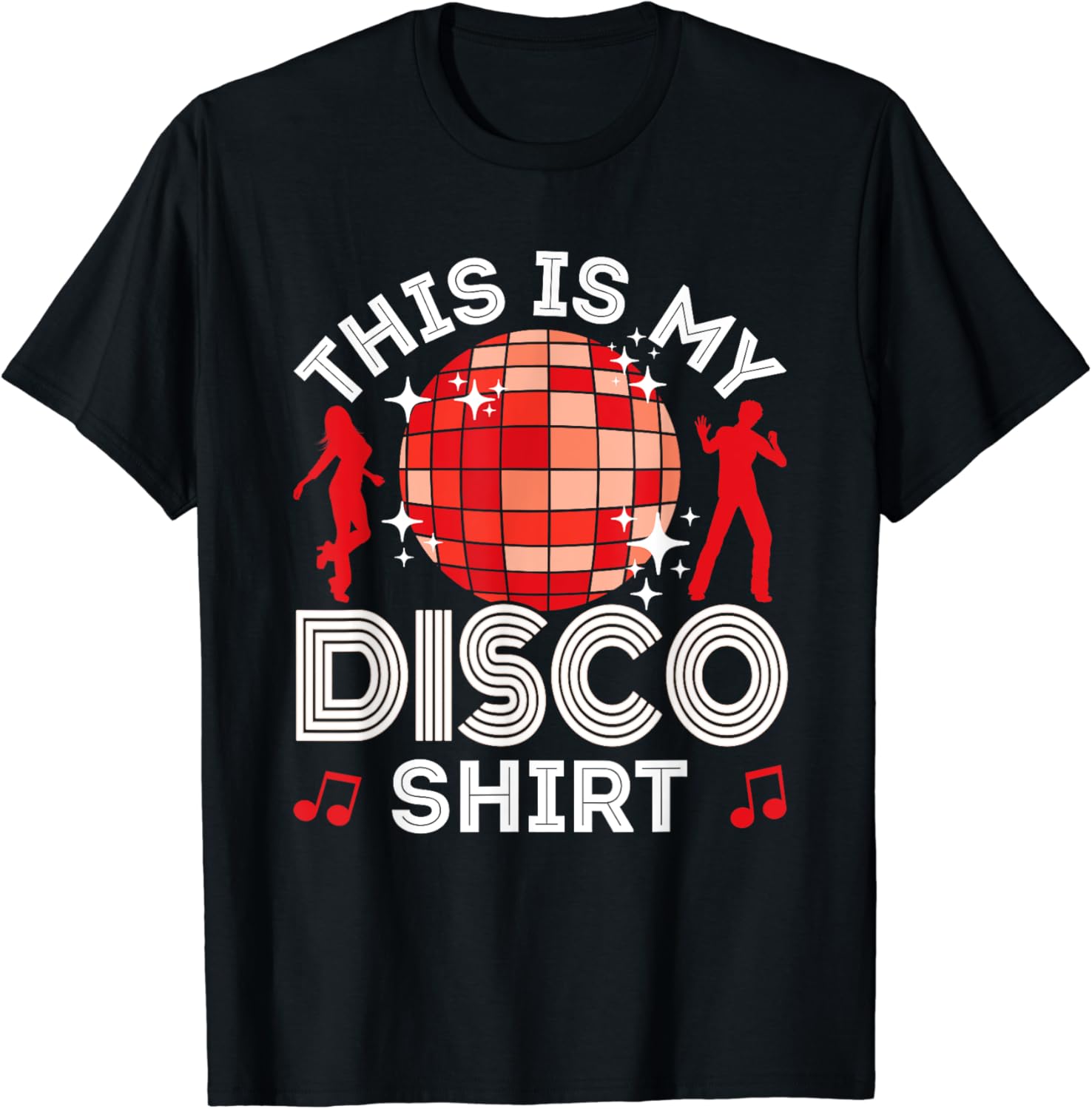 Disco Outfit Women Men, 80s & 70s Costume | This Is My Disco T-Shirt ...