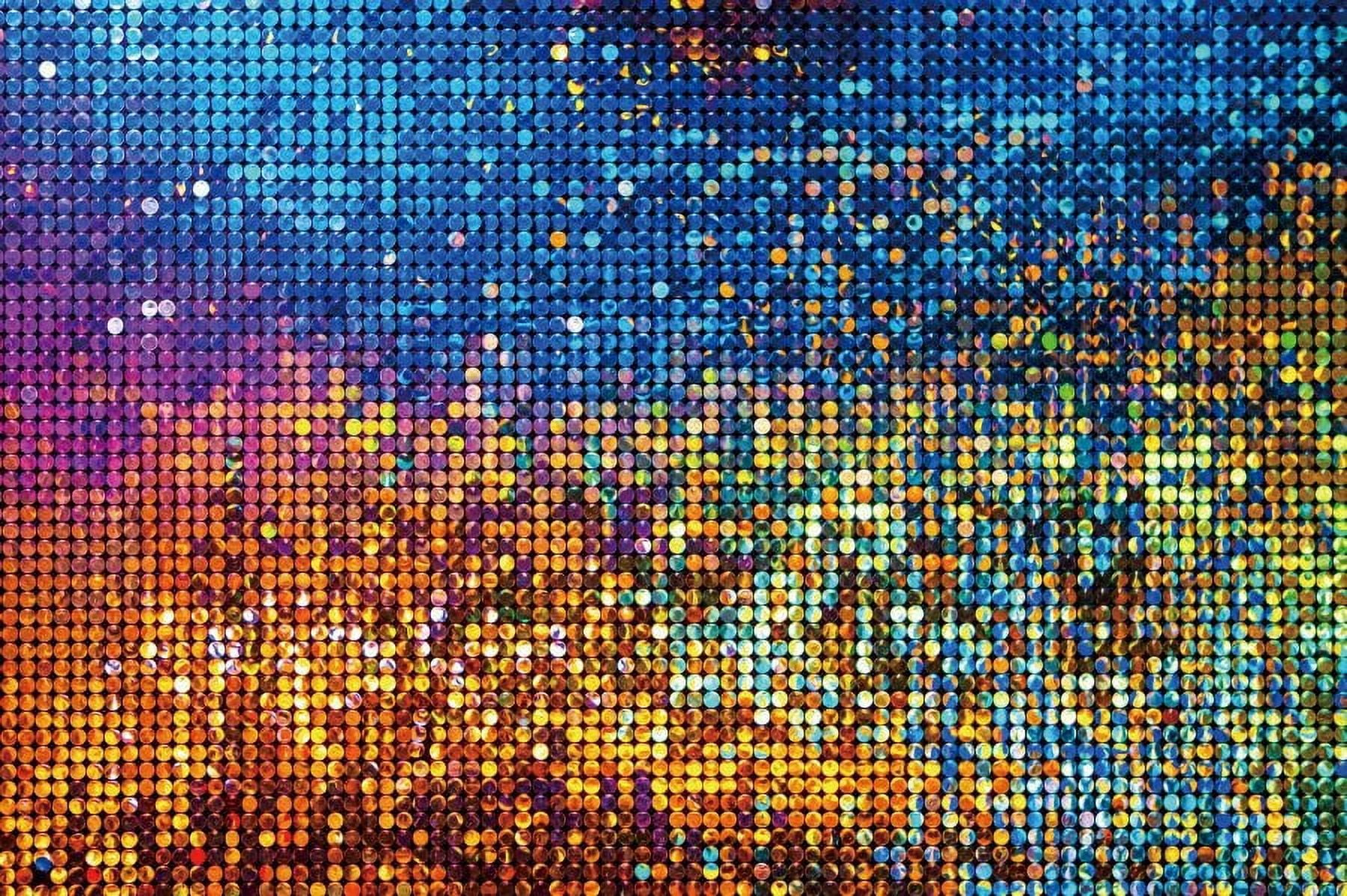 Disco Party Backdrop Colorful Sequins Glitter Halos Wedding Birthday ...