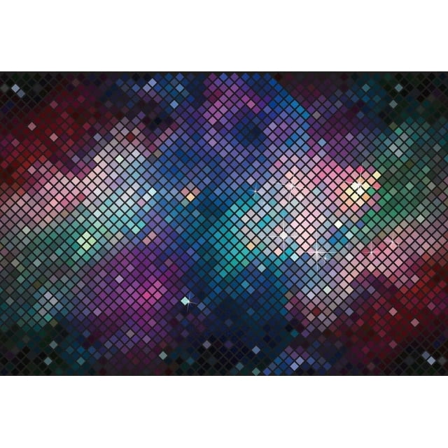 Disco Party Backdrop Colorful Sequins Glitter Halos Wedding Birthday ...