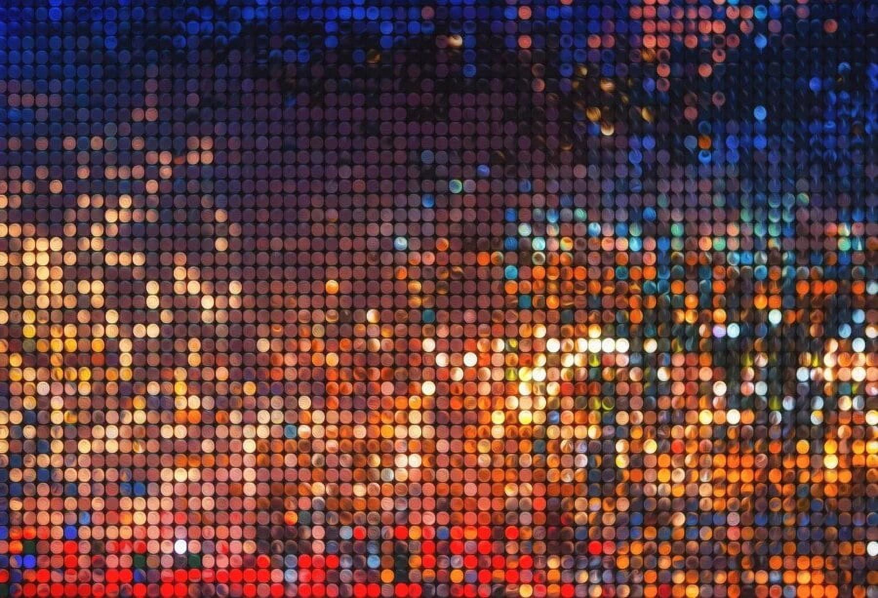 Disco Party Backdrop Colorful Sequins Glitter Halos Wedding Birthday ...