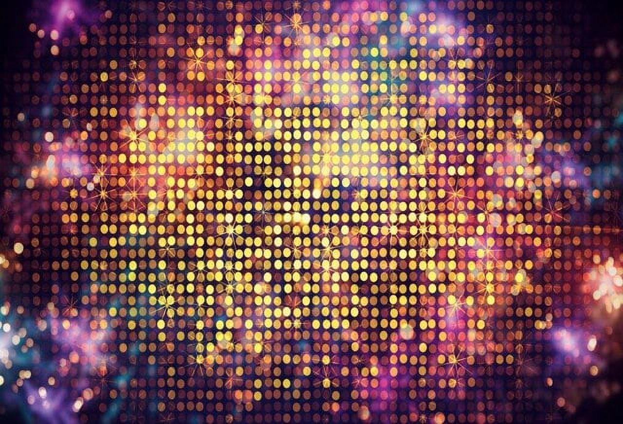 Disco Party Backdrop Colorful Sequins Glitter Halos Wedding Birthday ...