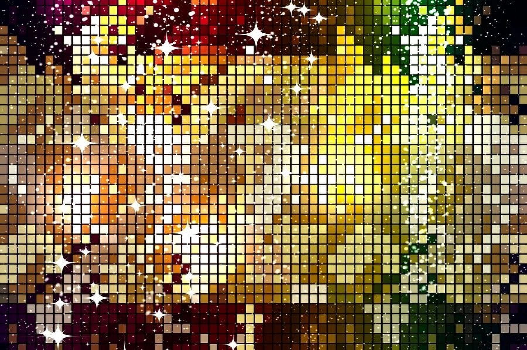 Disco Party Backdrop Colorful Sequins Glitter Halos Wedding Birthday ...