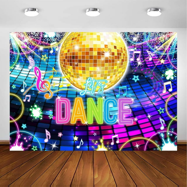 Disco Party Backdrop Kids Hip Hop Dancing Birthday Dance Party ...