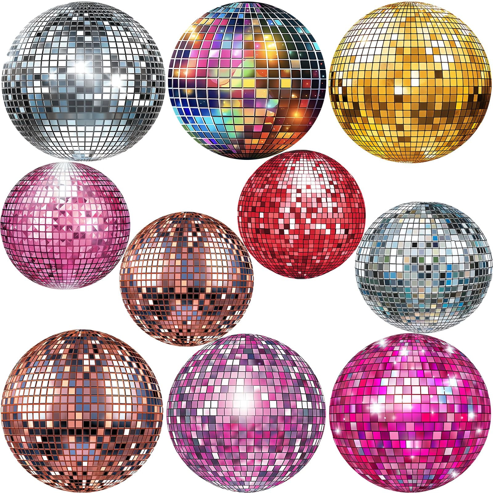 Disco Party Decorations - Neon Dance Cutout for Kids' Disco Birthday ...