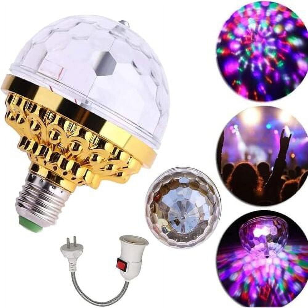Disco Party Lights Strobe LED DJ Magic Ball Bulb Dance Colorful Lamp ...