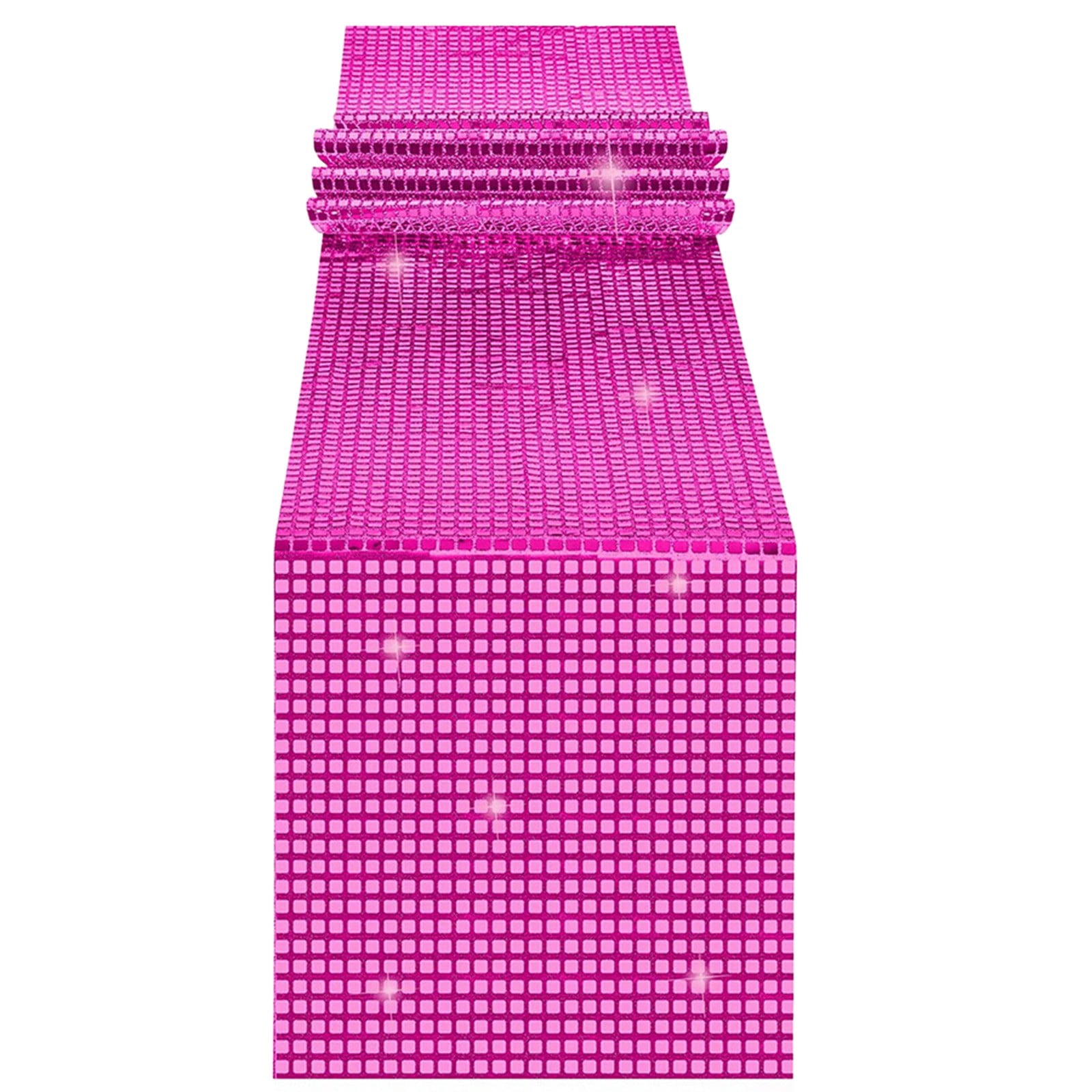 Disco Party Table Runner(12 X 70 In), Long Glitter Sequin Table Runner ...