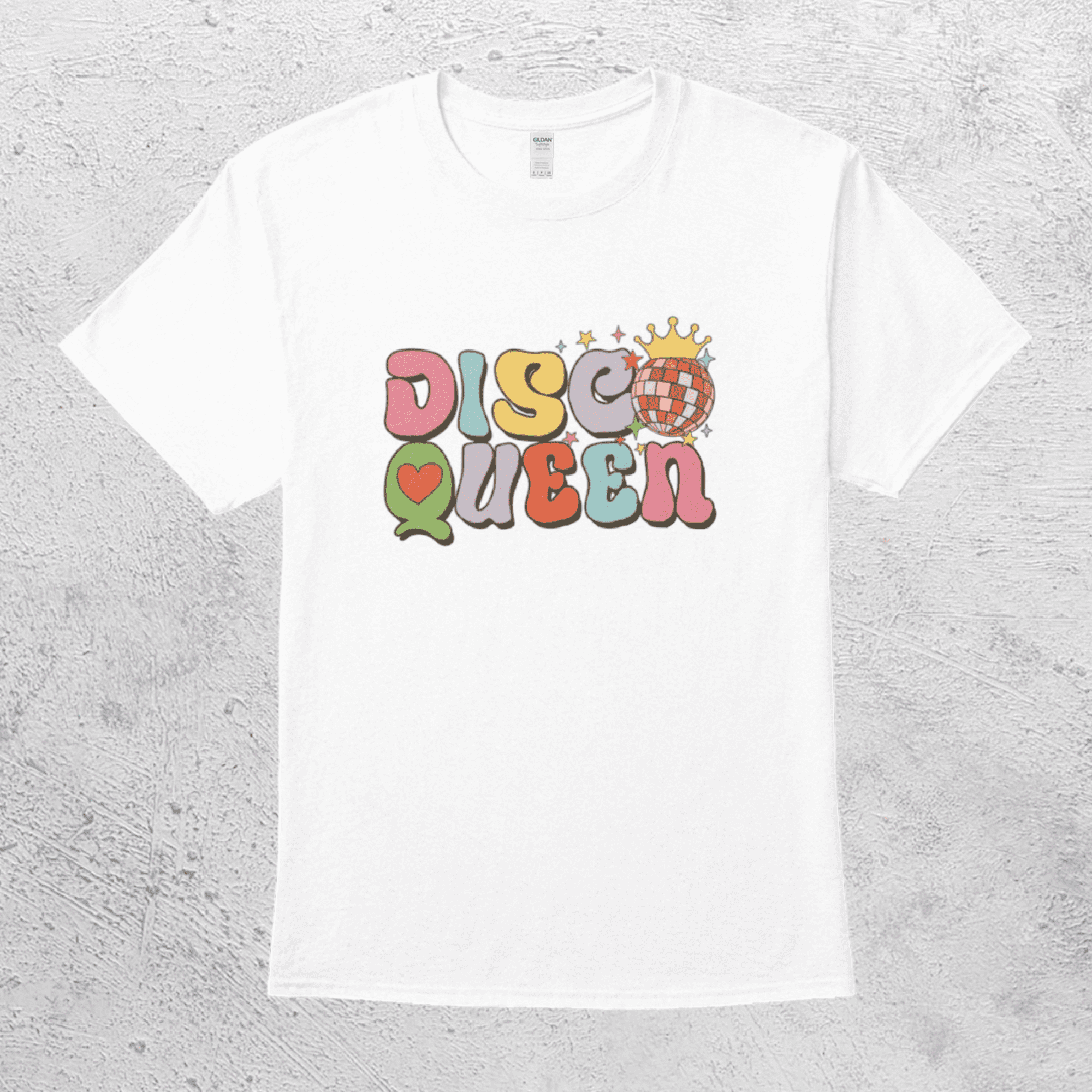 Disco Queen 70s Themed Vintage Retro Dancing Shirt - Walmart.com