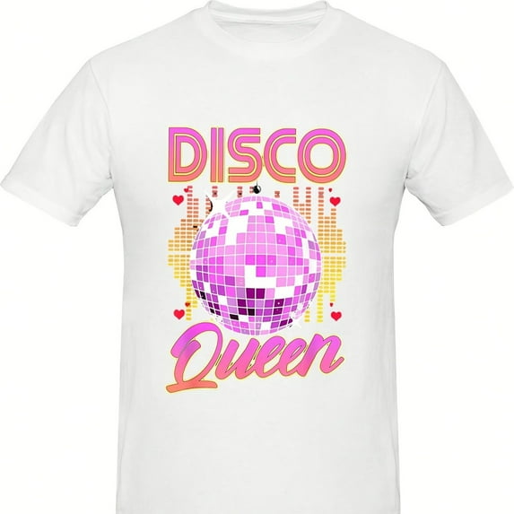 Disco Queen R 70s 80s Dancing Party Mirror Ball Dancer T-S1HirtY2K Wo's ...