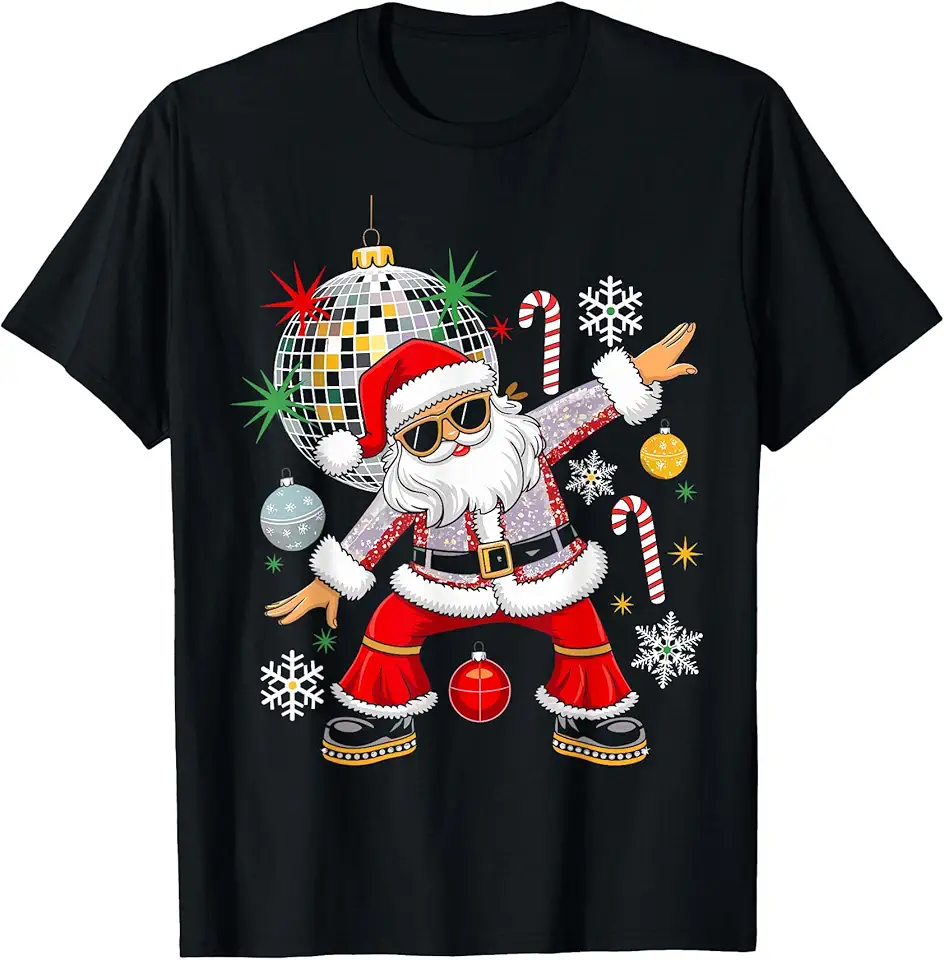 Disco Red Hat Retro Groovy 70s Music Holiday Christmas Dance Unisex T ...