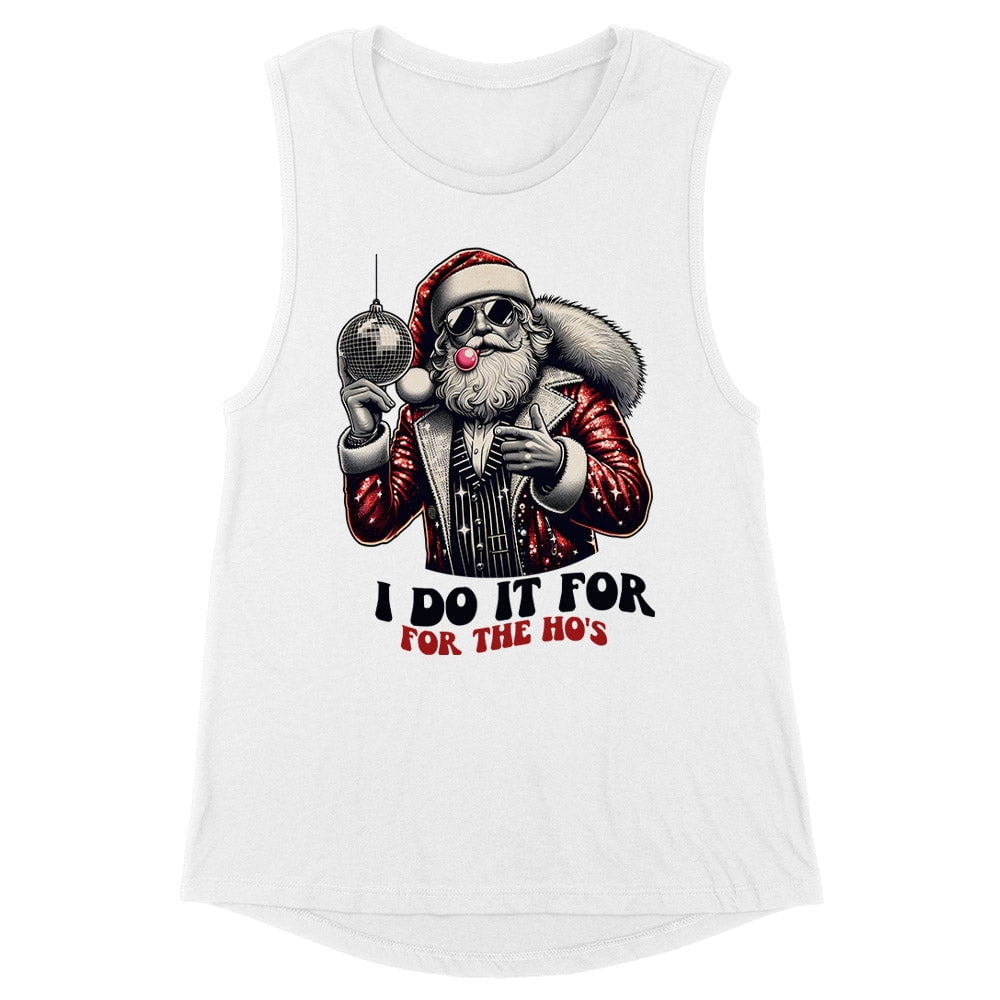 Disco Santa for the Ho's Women's Muscle Tank Small White - Walmart.com