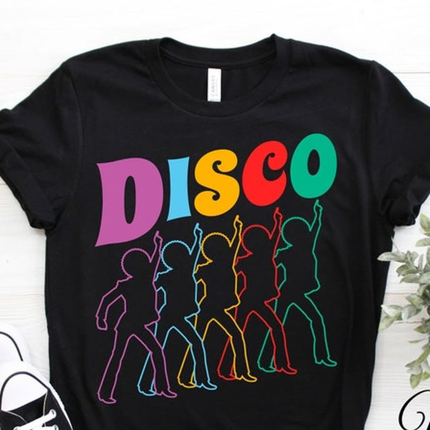 Disco T-Shirt 70s Disco Themed Shirt Vintage Retro Dancing, 1970's ...