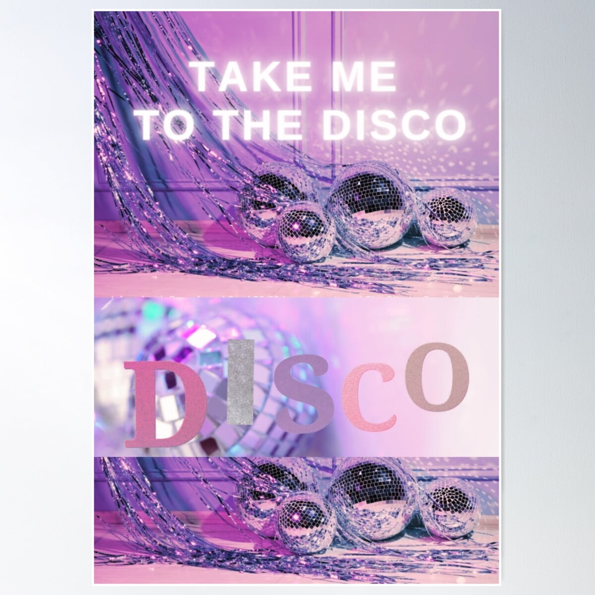 Disco Wall Art, Dopamine Decor, Disco Vibes, Dorm Decor, Apartment ...