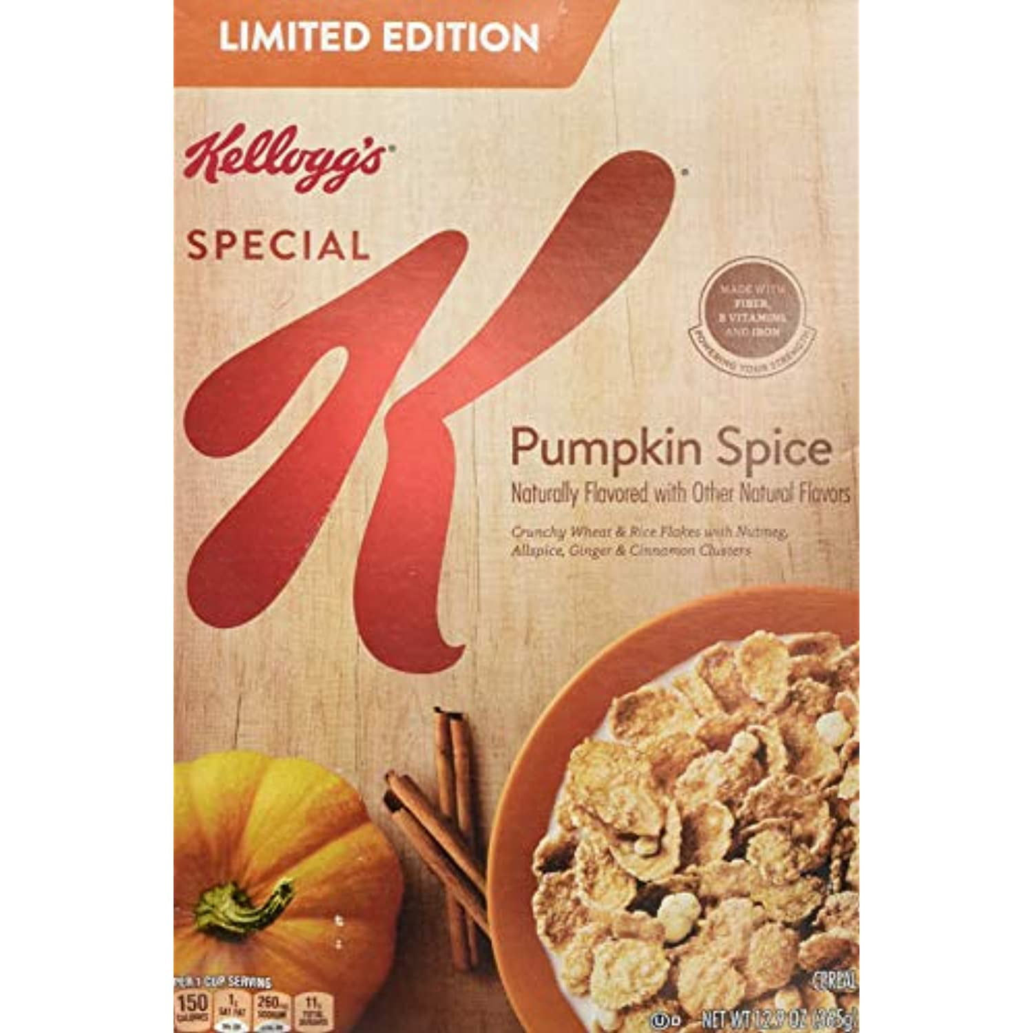 Special K Pumpkin Spice Breakfast Cereal, Limited Edition, Healthy ...