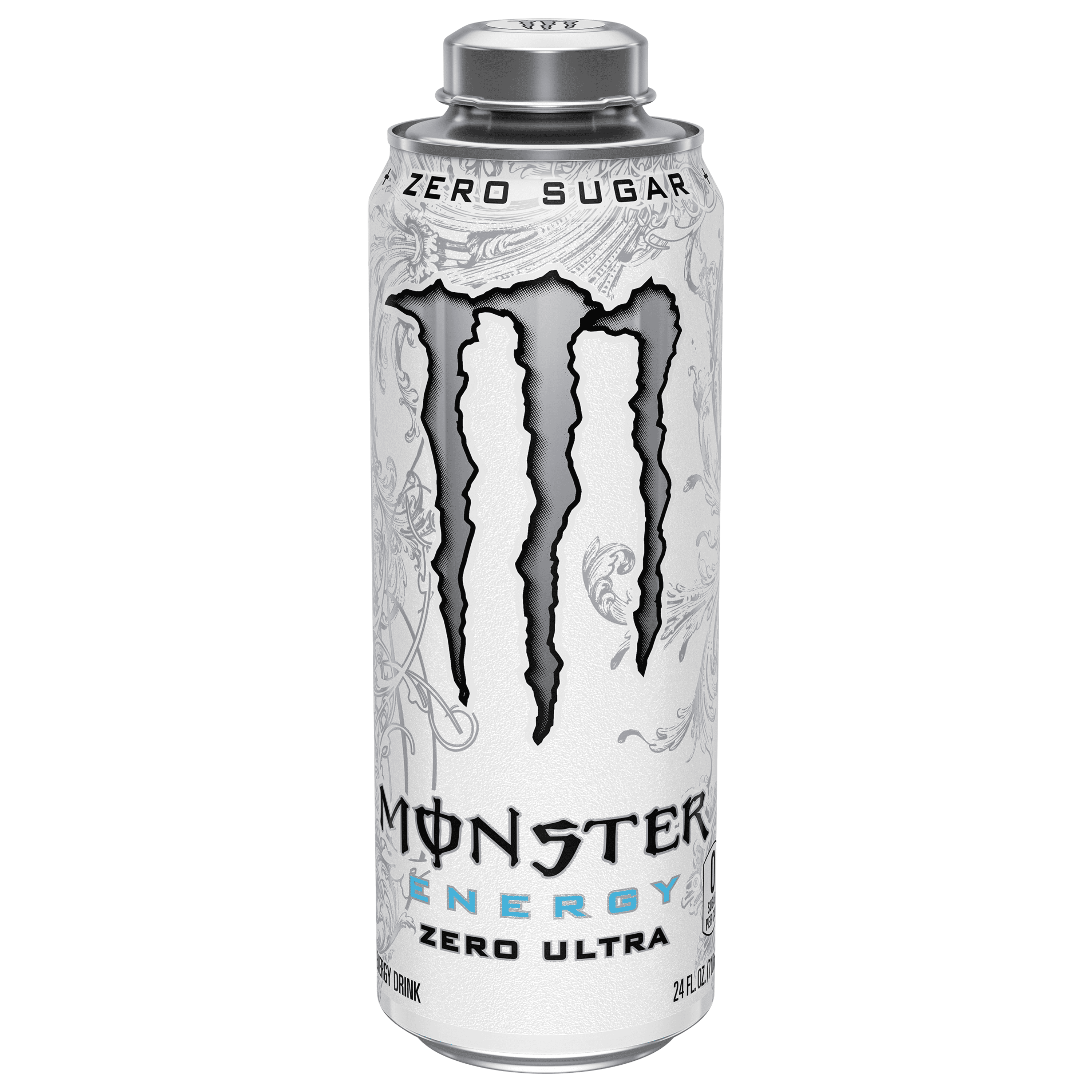 Monster Energy Zero Ultra, Sugar-Free Energy Drink, 24 fl oz, Full ...