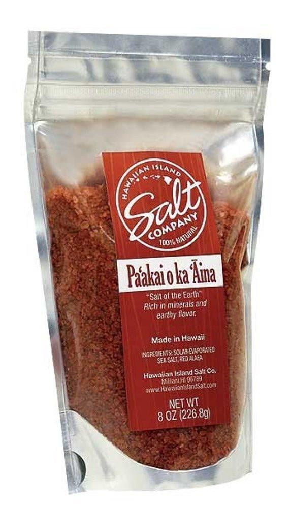 Hawaiian Island Salt Paakai O Ka Aina Red Alaea Hawaii Sea Salt, 8 ...