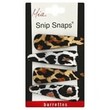***Discontinued***Snip Snaps - Gold/Silver Leopard Metallic - Walmart.com