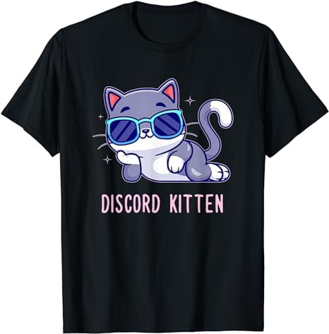 Discord Kitten Funny Graphic Discord Slang T-Shirt - Walmart.com