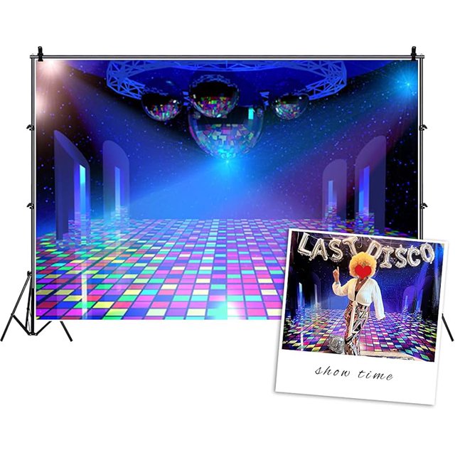 Discos Party Backdrop Discos Birthday Party Banner Music Dance Party ...